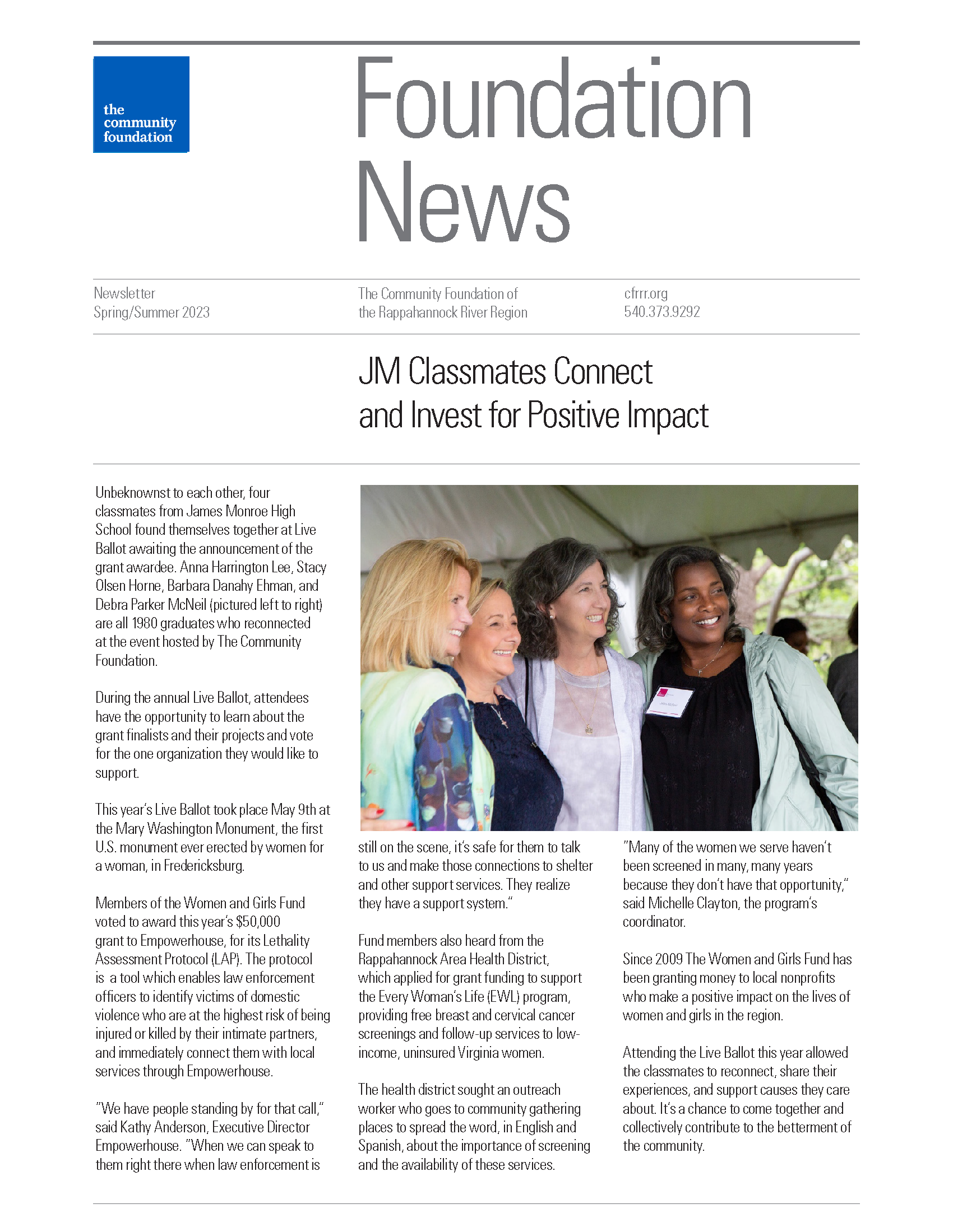 Publications - The Community Foundation